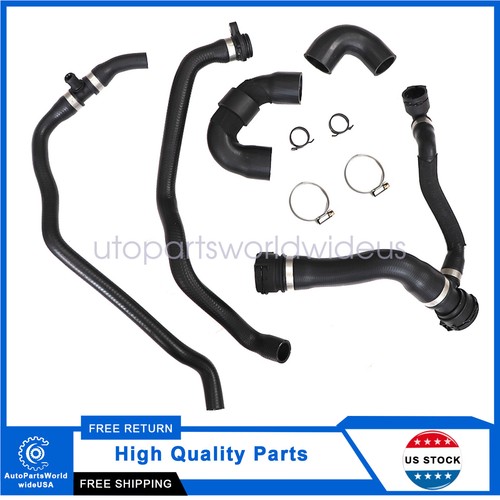 Set of 5 Water Radiator Coolant Hoses Fit For BMW X5 xDrive35i X6 ...