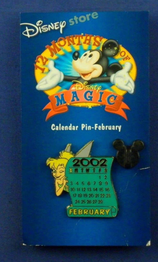 Tinker Bell 12 Months of Magic Calendar Series 2002 winking OC Pin ...