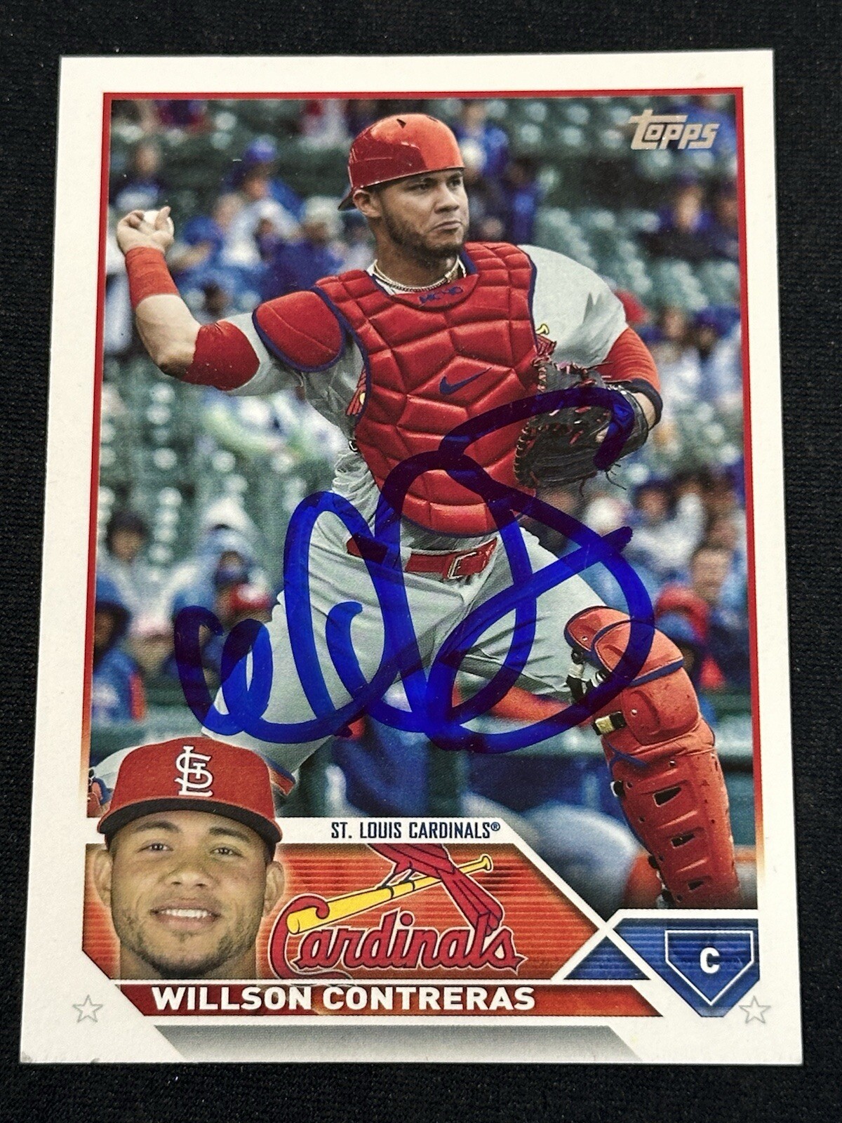 2023 Topps Series 2 Signed Willson Contreras Card Autographed Auto ...