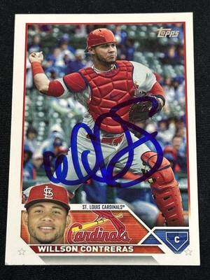 2023 Topps Series 2 Signed Willson Contreras Card Autographed Auto ...