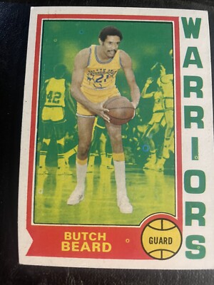 1974-75 TOPPS BUTCH BEARD - NICE! GOLDEN STATE WARRIORS #67 .79 c ...