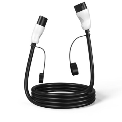 Type2 32A 16.5ft IEC62196 Female Plug to Male Socket EV Charger ...