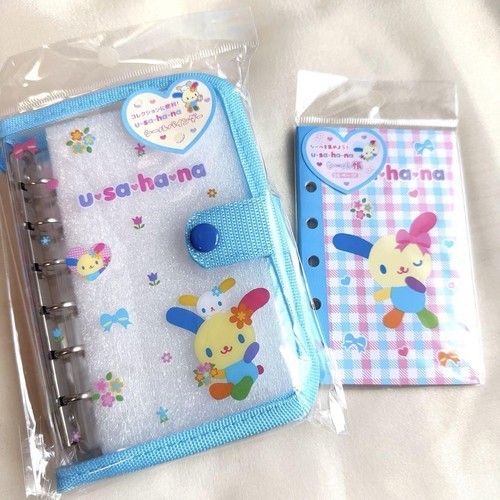 Sanrio Usahana Seal Binder Blue Set, Ultralight, Used, Kids Collectible ...