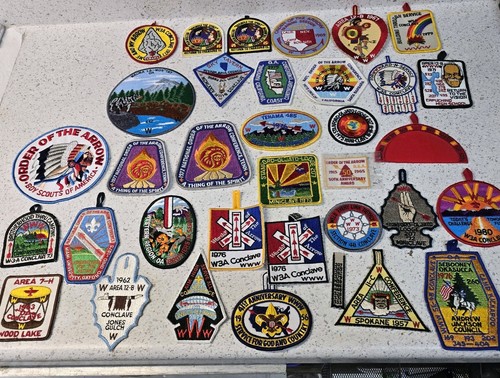 Lot Of 35 Vintage Boy Scout OA Related Patches | eBay