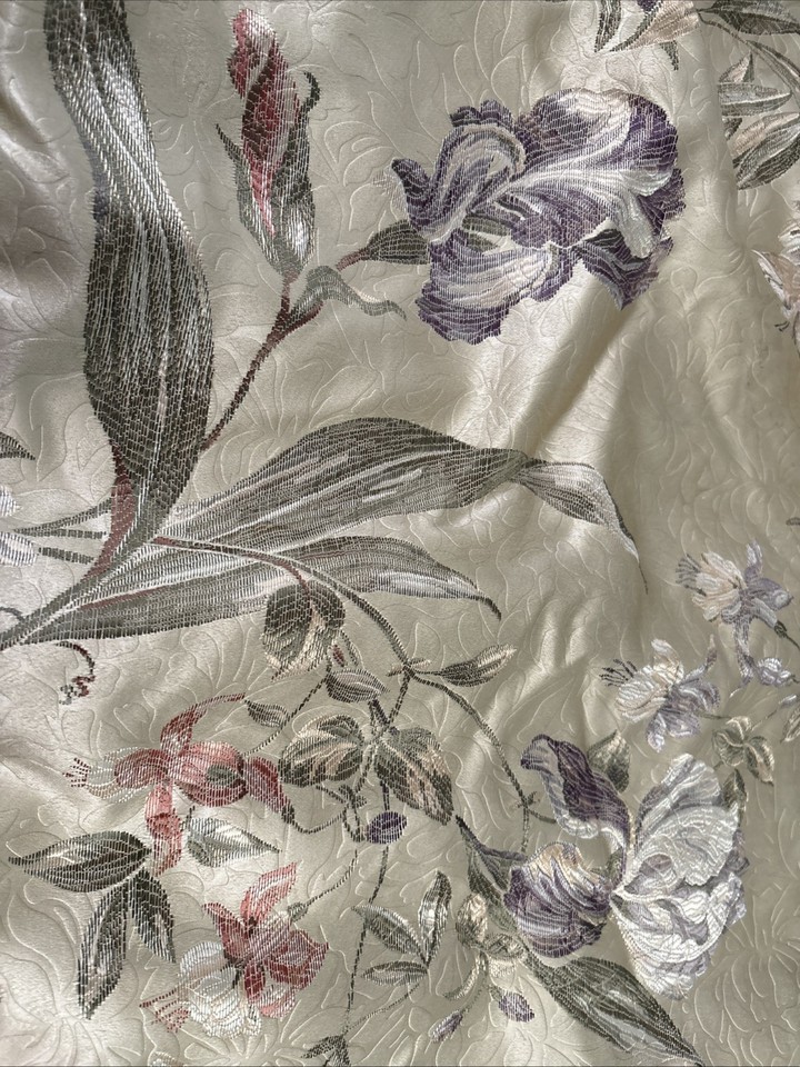 Croscill Iris KING SHAM Standard 21 x 37 Floral Iris Embroidered ...