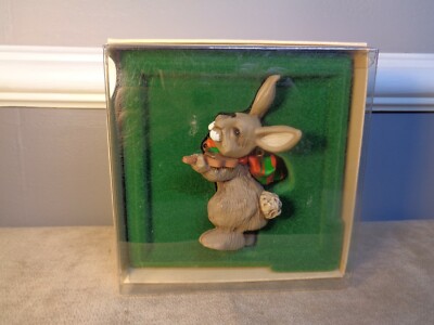 VINTAGE 1982 HALLMARK CARDS FRIENDLY RABBIT PLAYING VIOLIN FIDDLE ...