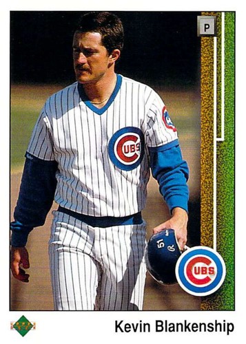1989 Upper Deck #762 Kevin Blankenship Cubs (High Series Set) NM-MT (RC ...