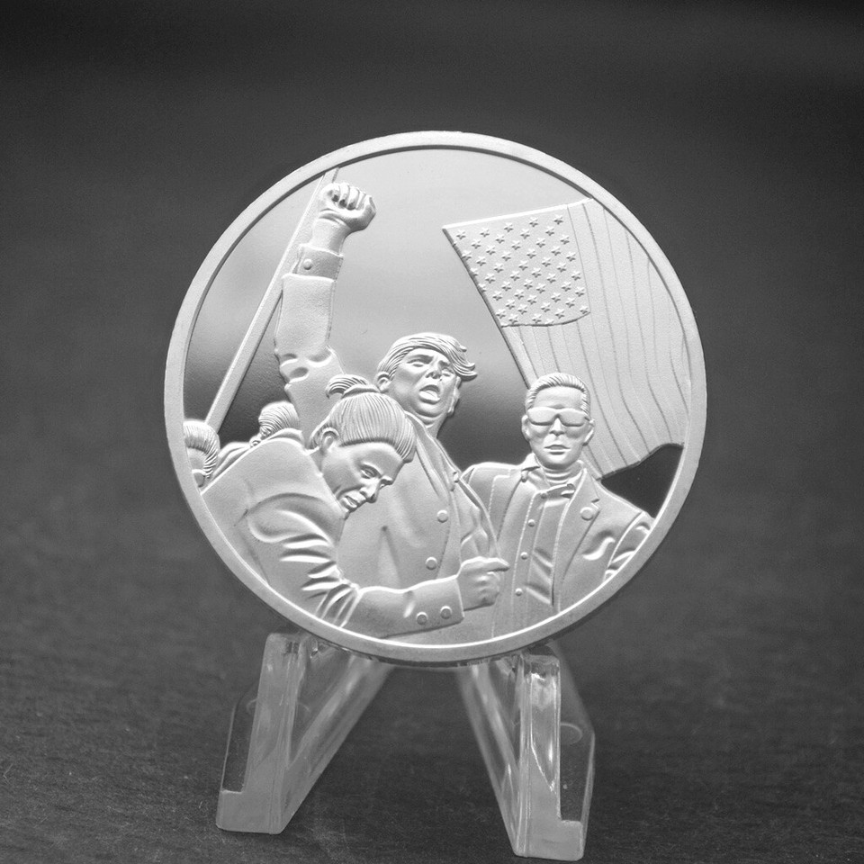 5pcs Donald Trump Coin 2024 Shooting Collection Trump Assassinated ...