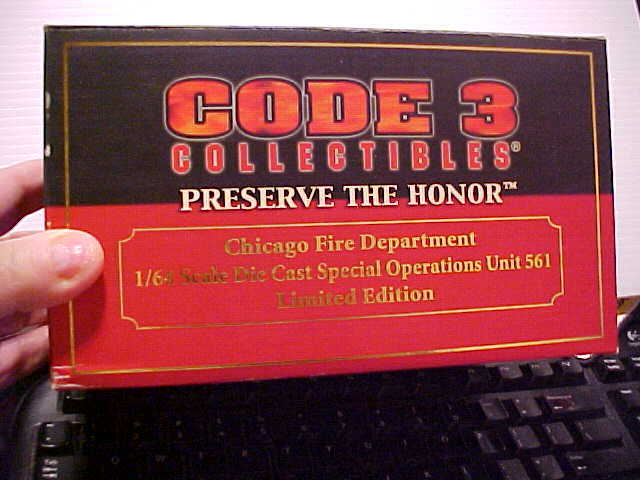 CODE 3 CHICAGO FIRE DEPARTMENT SPECIAL OPERATIONS UNIT 561 NEW | eBay