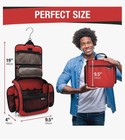 D&D Hanging Travel Toiletry Bag for Men and Women – Large Cosmetics ...