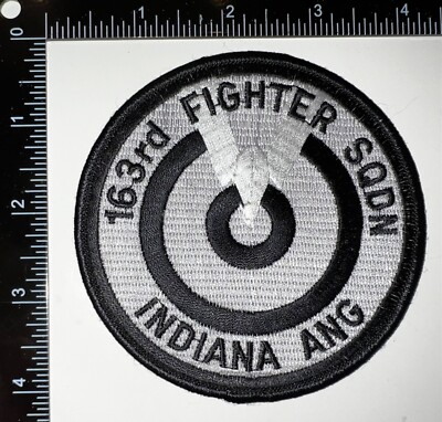 USAF 163rd Fighter Squadron Indiana ANG Patch | eBay