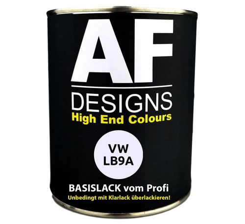 250ML Basislack FÜR VW LB9A Candyweiss Spritzfertig Autolack | eBay