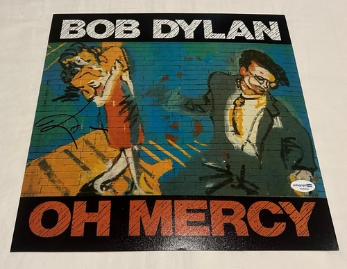 DANIEL LANOIS SIGNED BOB DYLAN OH MERCY 12X12 PHOTO ACOA | eBay