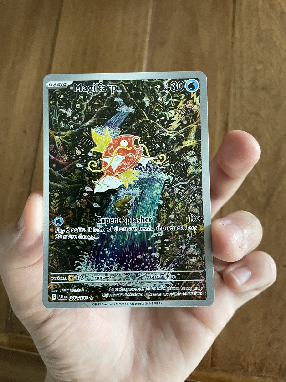 Pokémon TCG Magikarp Scarlet & Violet - Paldea Evolved 203/193 Holo ...