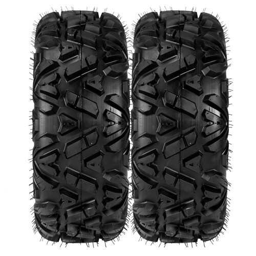 Set of 2 26x9-14 ATV UTV Tires Front Left and Right 6 Ply 26x9x14 ...