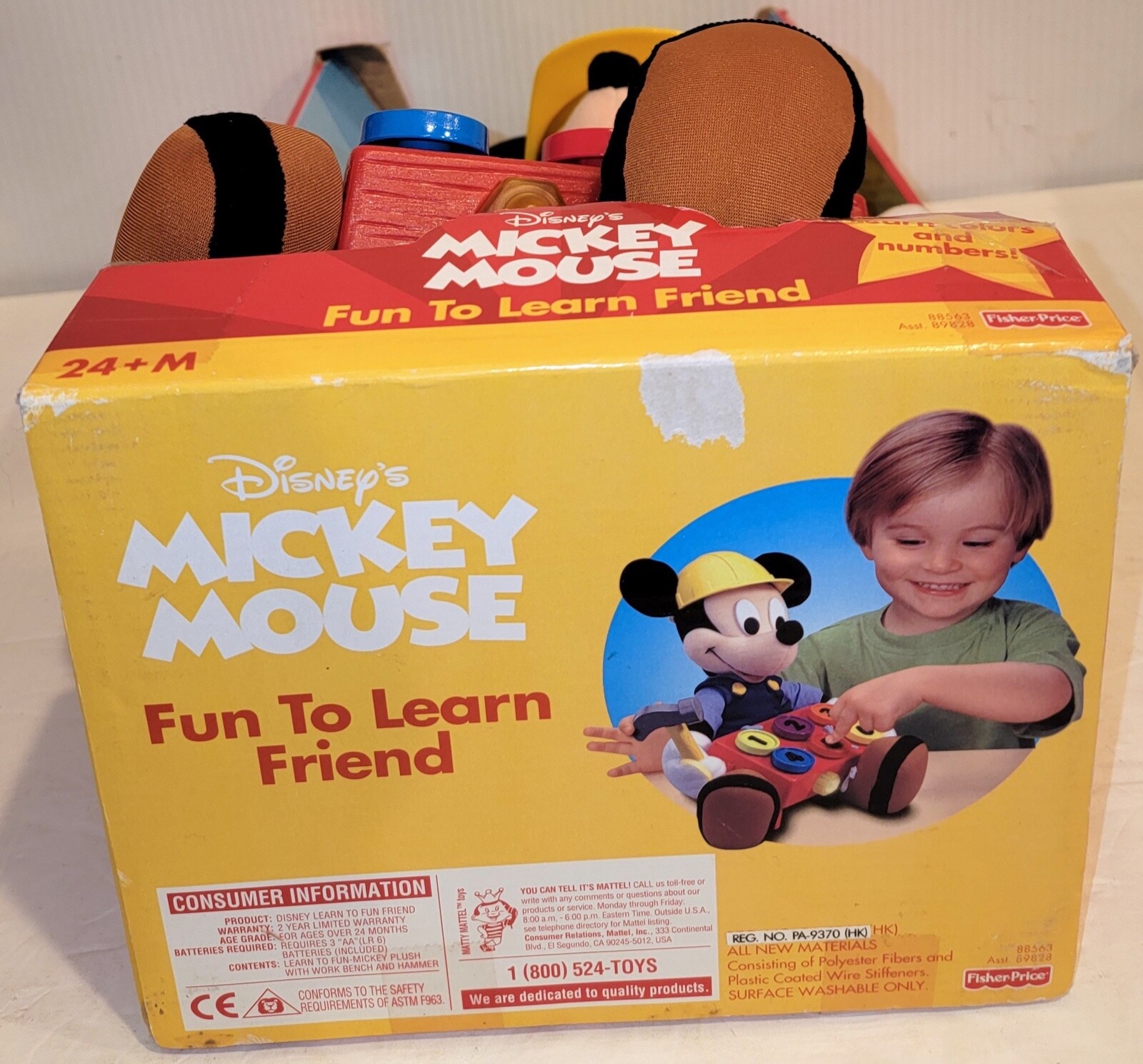 DISNEY'S TALKING MICKEY MOUSE Fun To Learn Friend learn Colors and ...