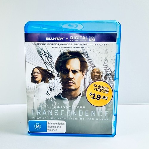 Transcendence (Blu-Ray 2014) Region B Sci-Fi Action Drama Ex Rental Free Post | eBay Australia