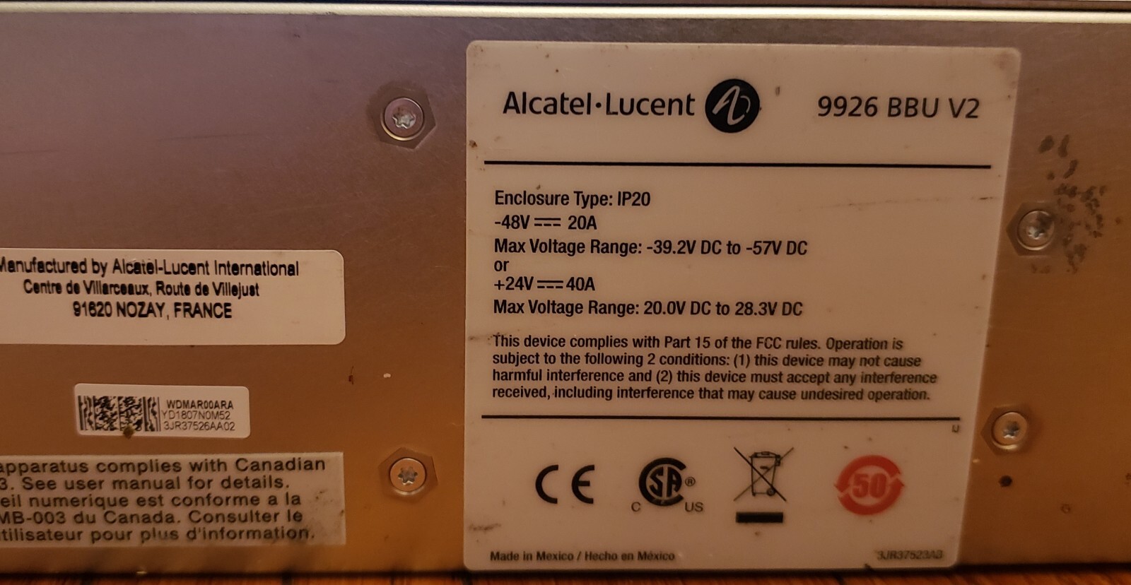 Alcatel-Lucent 9926 BBU V2 | eBay