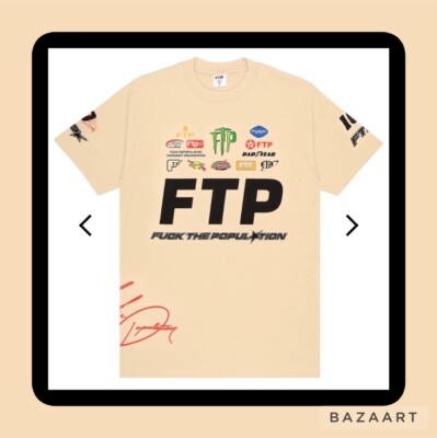 FTP Pit Crew Tee Race Car Khaki IN HAND - Size Large | eBay