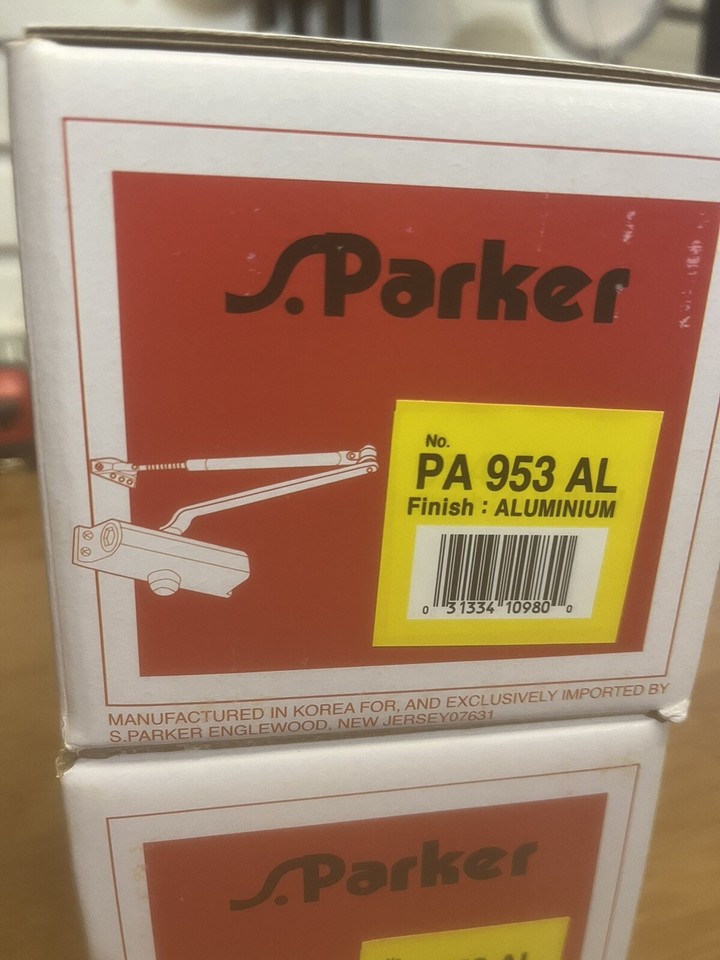 S Parker 953 AL Commercial Door Closer Adjustable Aluminum Series 950 ...