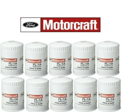 SET 10 for FORD Motorcraft Oil Filter FL1A - D9AZ-6731-A | eBay