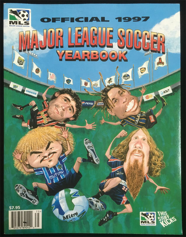 1997 MLS Soccer 2nd Season Yearbook - Roy Lassiter Carlos Valderrama ...