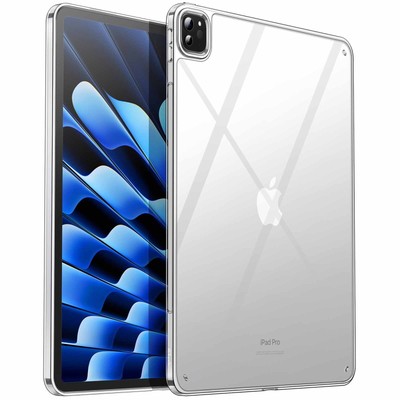 JETech Clear Case for iPad Pro 13-Inch M4 (2024), Hard PC Back, Soft ...