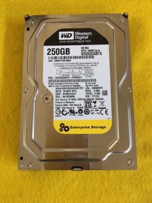 Western Digital WD2503ABYX-01WERA1 250GB 3.5" 7.2K RPM SATA Hard Drive ...