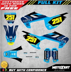 Full custom graphic kit BOOST style fits Husqvarna FC 450 2016 2017 ...