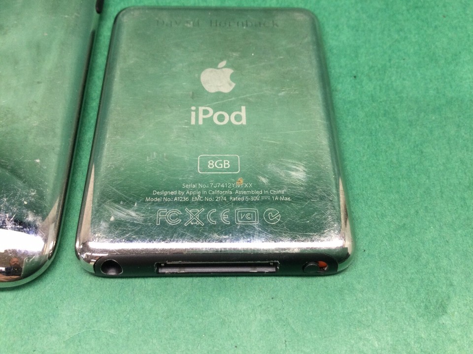 (2 PACK) Apple iPod - 8GB A1288 Touch 2nd Gen & 8GB A1236 Nano 3rd Gen ...