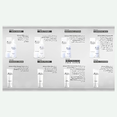 Johnson facial Kit 5 Steps COMPLETE Facial Kit (5 X 200ml) + BONUS GIFT ...