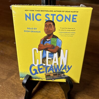 Clean Getaway by Nic Stone 4 CD Unabridged Audiobook Read By Dion ...