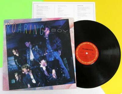 ROARING BOYS Self Titled 1986 LP with LYRIC Insert NEW WAVE VG++ Vinyl ...