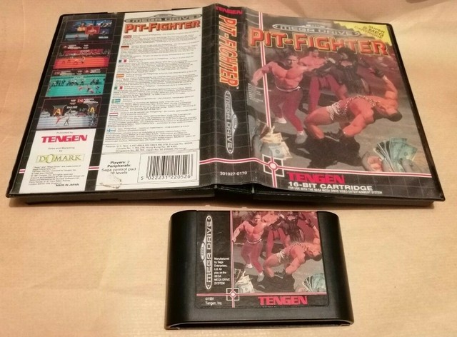 Pit-fighter SEGA Genesis Megadrive Mega Drive Complete Tested for sale ...