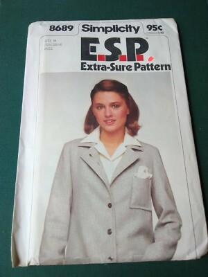 Simplicity 8689 sewing pattern Ladies Blazer N 10,12,14 UNCUT | eBay