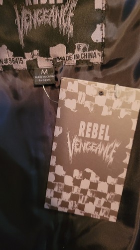 Rebel Vengeance Bomber Jacket Size M New With Tags ~ All That Glitters ...