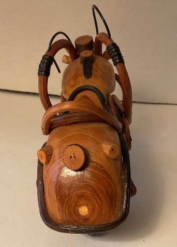 Wooden Harley Davidson Motorcycle Chopper Bike Desk Display Model ...