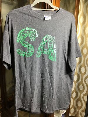 Stevenson University T-SHIRT. Mens 100% Cotton Authentic-T T-Shirt ...