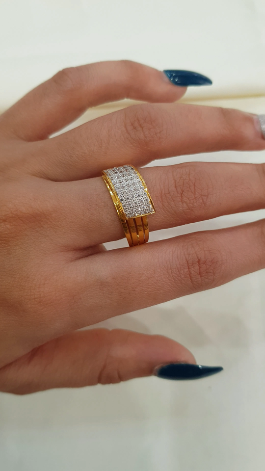 22K Real Gold Men Ring Yellow Gold Genius High Finish Real Fine ...