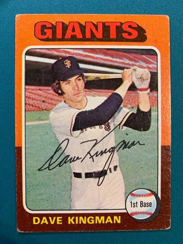 1975 Topps Baseball Card # 156 Dave Kingman - VG | eBay