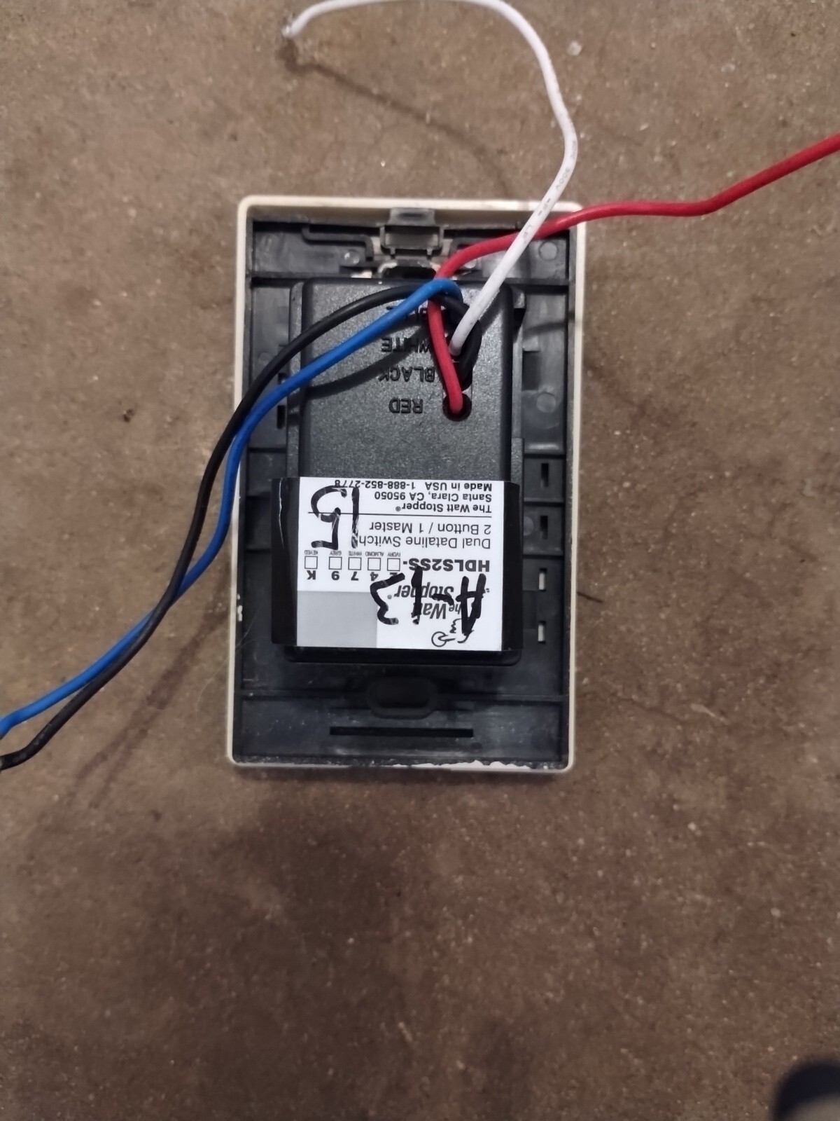 WattStopper HDLS2SS Dual Dataline Switch 2 Button/1 Master | eBay