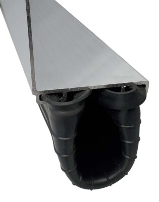 Durable Rubber Garage Door Bottom Seal with Aluminum Retainer T Style ...