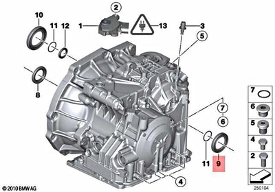 Genuine BMW Shaft Seal 238520 24277560915 | eBay