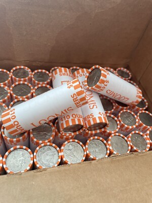 1 Roll of OBW Bank Sealed Quarters 40 coins ($10 FV) Loomis Brinks | eBay