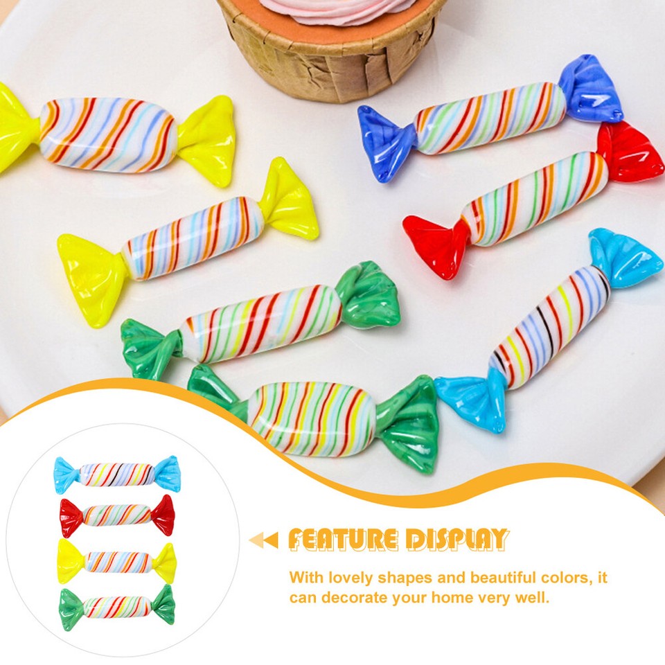 4pcs fake glass candy wedding table scatter wedding candy decoration ...