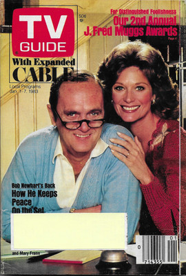 1983 TV Guide - Newhart - Cheers - Andrea Mitchell - Weather Channel ...