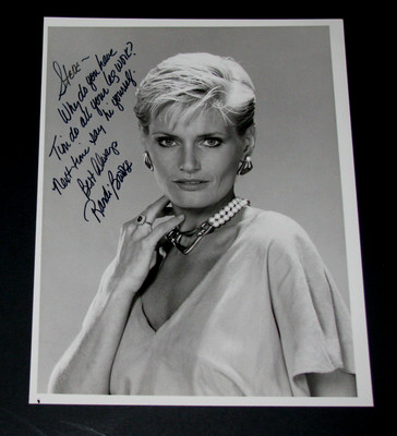 RANDI BROOKS NICE SIGNED ORIGINAL 1985 B&W 7x9 PRESS PHOTO "THE LAST ...