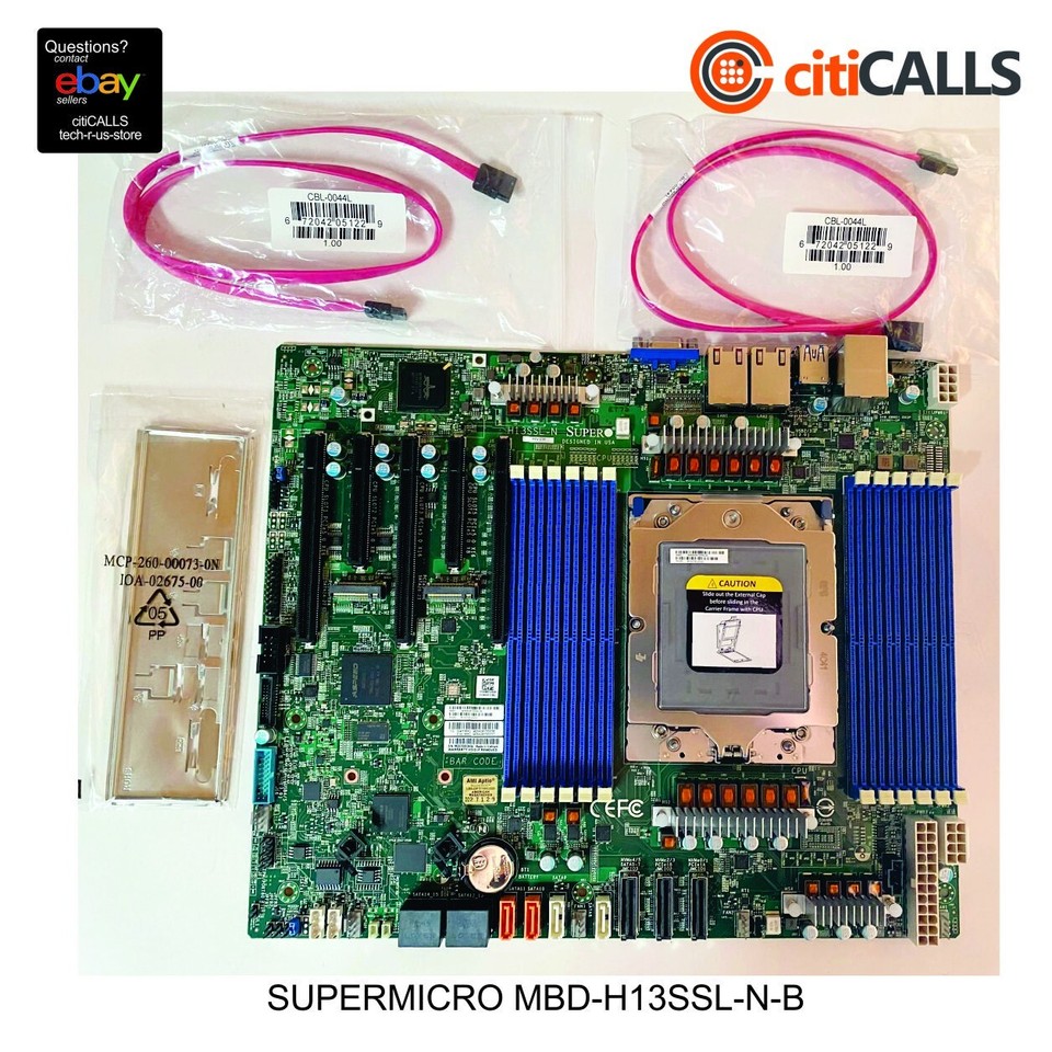 Supermicro MBD-H13SSL-N-B Motherboard SoC H13 AMD EPYC UP SP5 up to ...