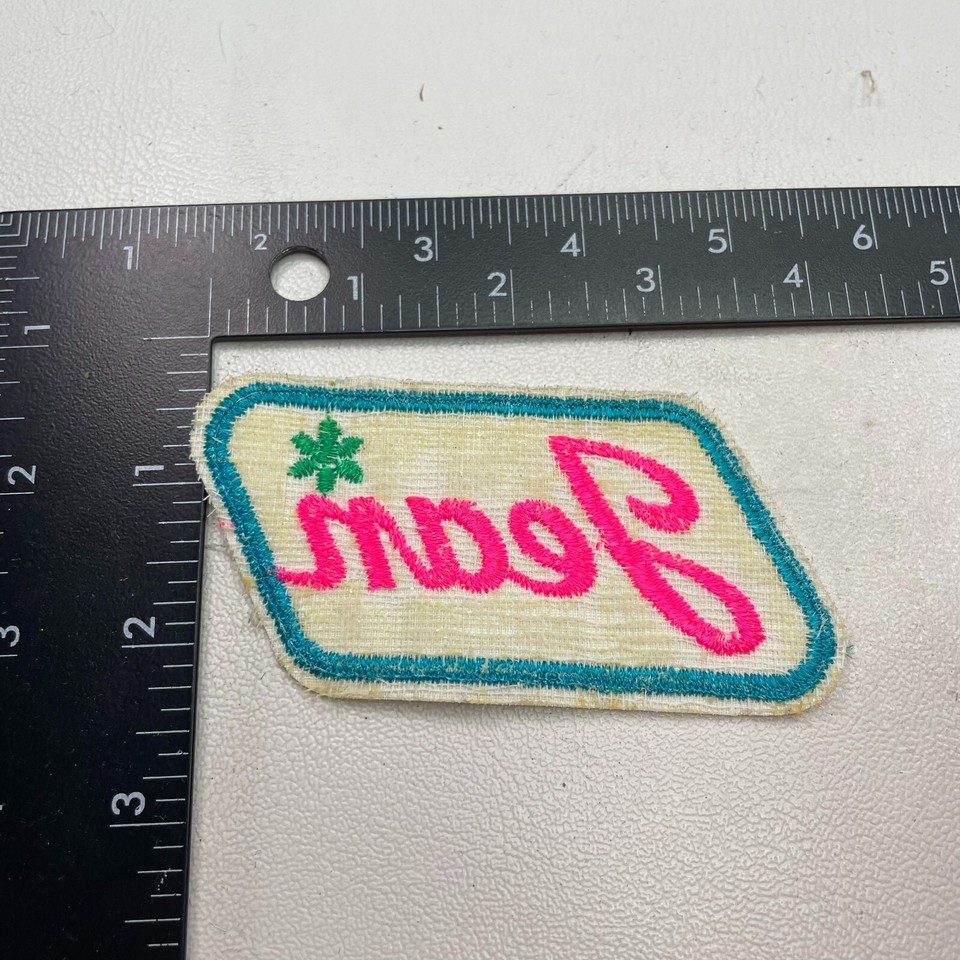 VINTAGE Name JEAN Patch (Cursive, Pink Letter) 26KA | eBay