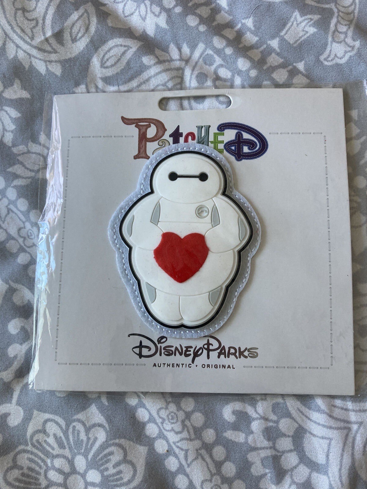 Disney Parks Patched Baymax Big Hero 6 Heart PVC Puffy Patch NEW | eBay